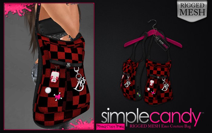 Second Life Marketplace - SimpleCandy - *PROMO* MESH Knitted Emo ...